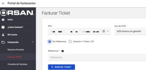 ¿Cómo facturar tu ticket de Orsan? - Fotofacturas